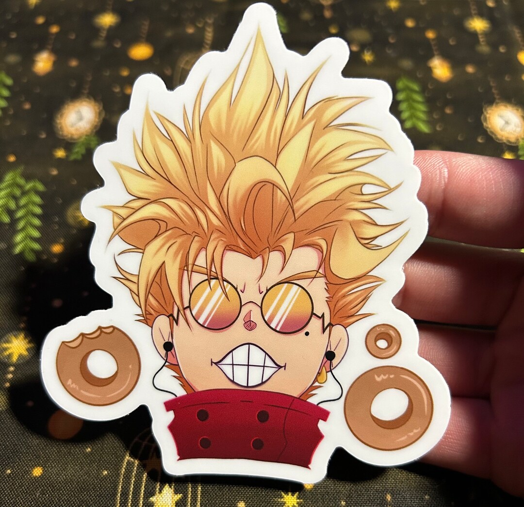 Vash the Stampede Sticker - Etsy New Zealand