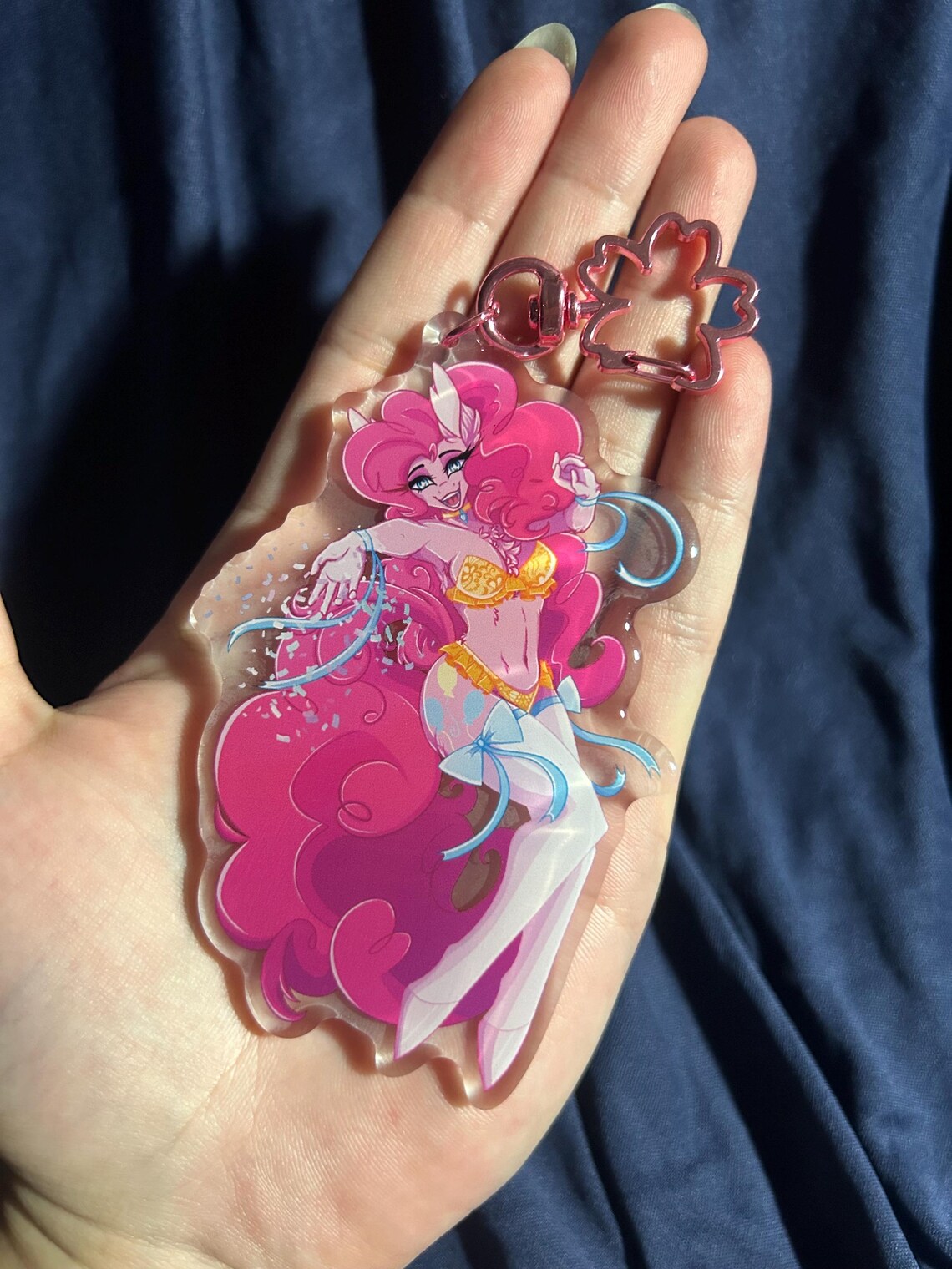 Pinkie Pie Pinup Keychain - Etsy