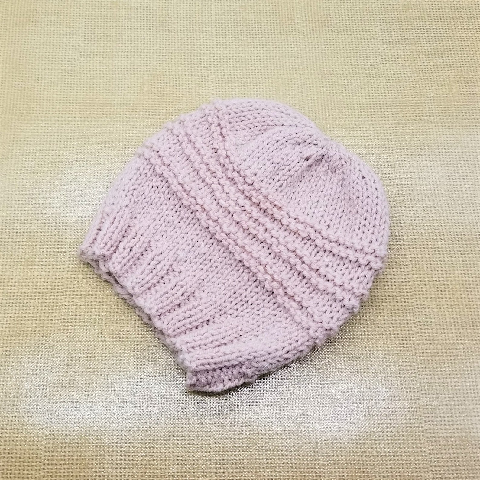 Teen Hat Knitting Pattern, Worsted Weight Beanie Hat Pattern, Knitted ...