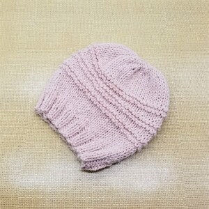 Teen Hat Knitting Pattern, Worsted Weight Beanie Hat Pattern, Knitted ...