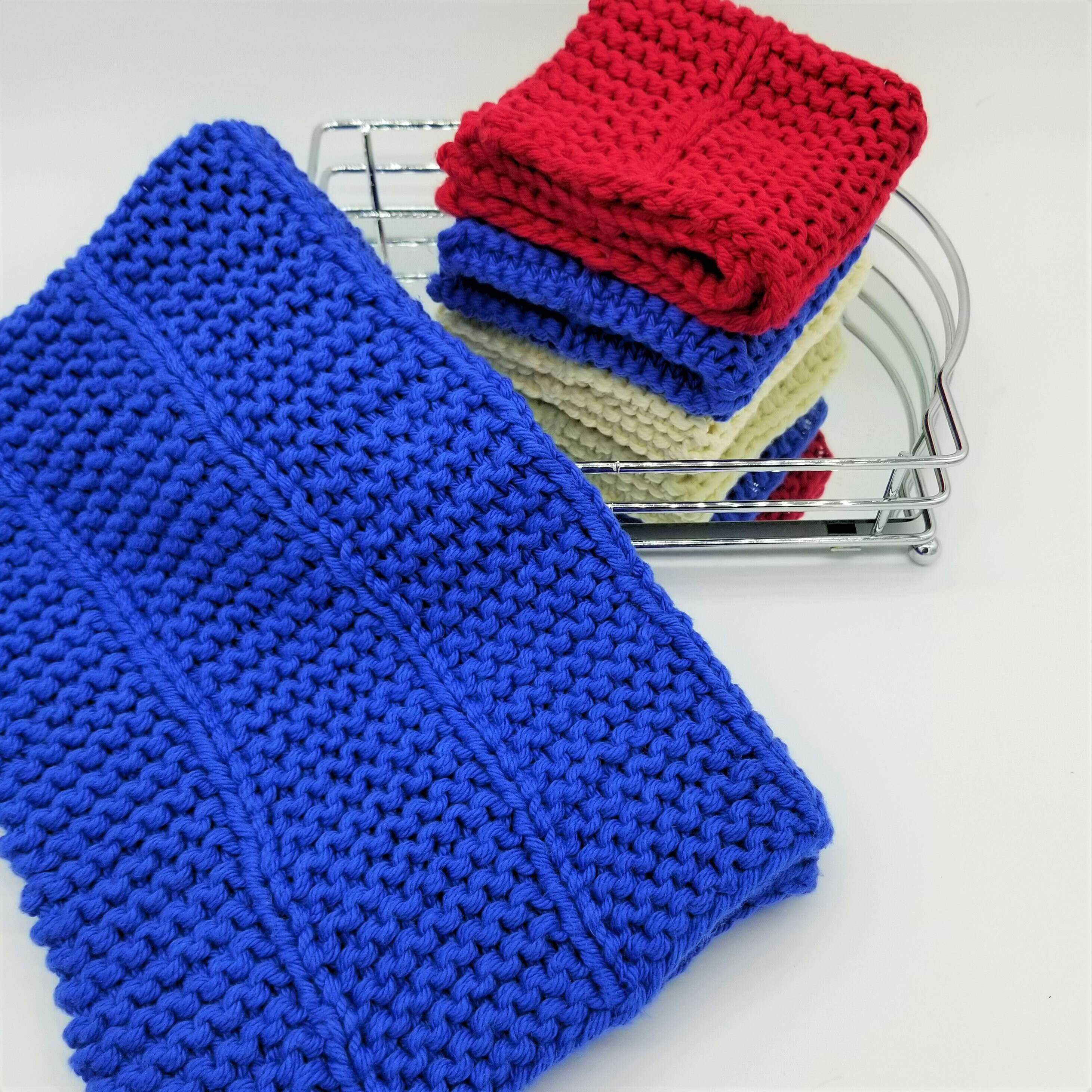 Knitting Pattern Dish Towel, Knitted Towel Pattern, Knit Hand Towel ...