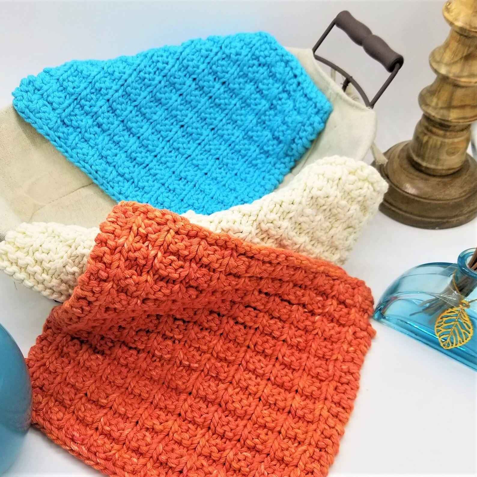 Washcloth Knitting Pattern Knit Washcloth Pattern Knitted - Etsy