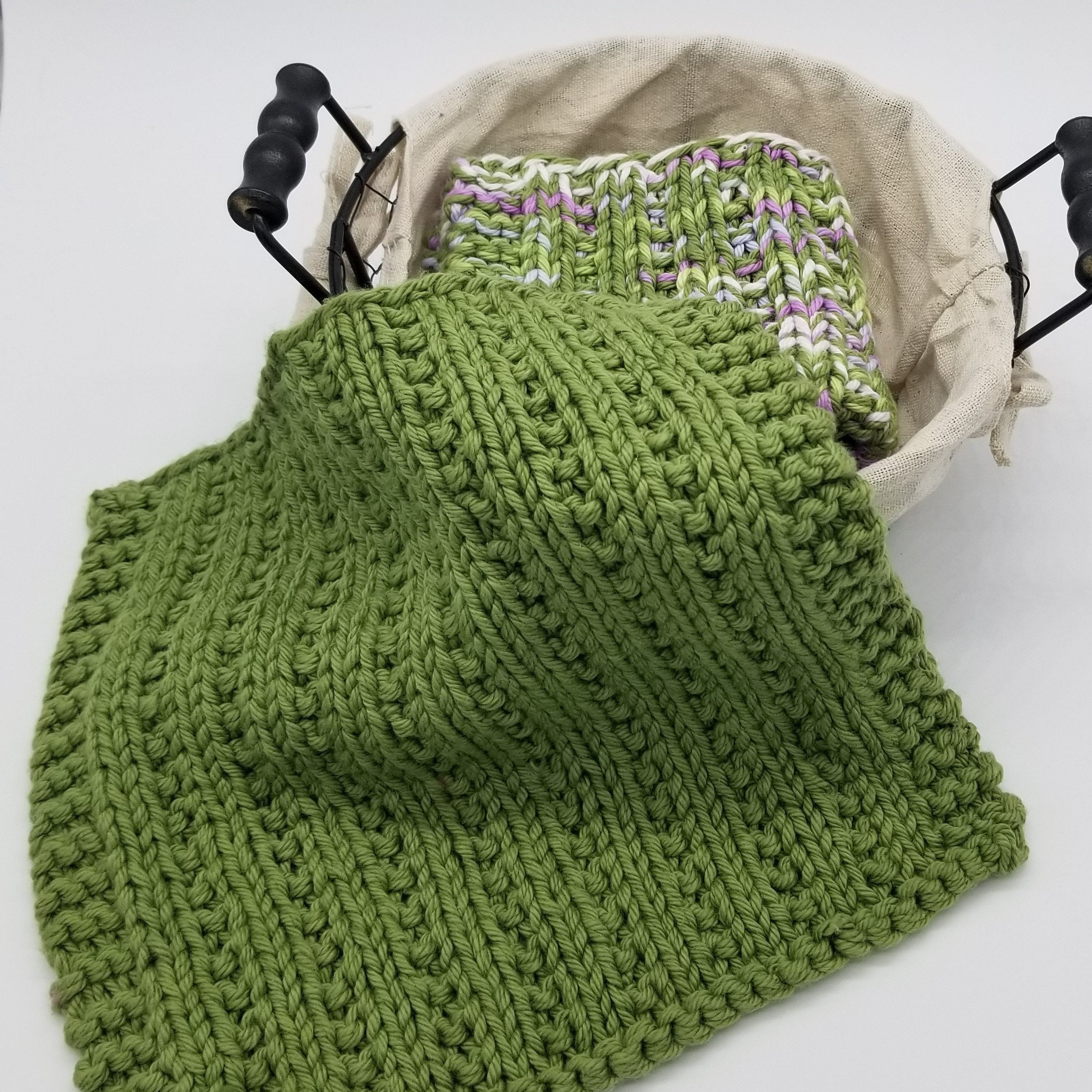 Dishcloth Knitting Pattern, Easy Beginner Knit Dishcloth Pattern, Quick ...