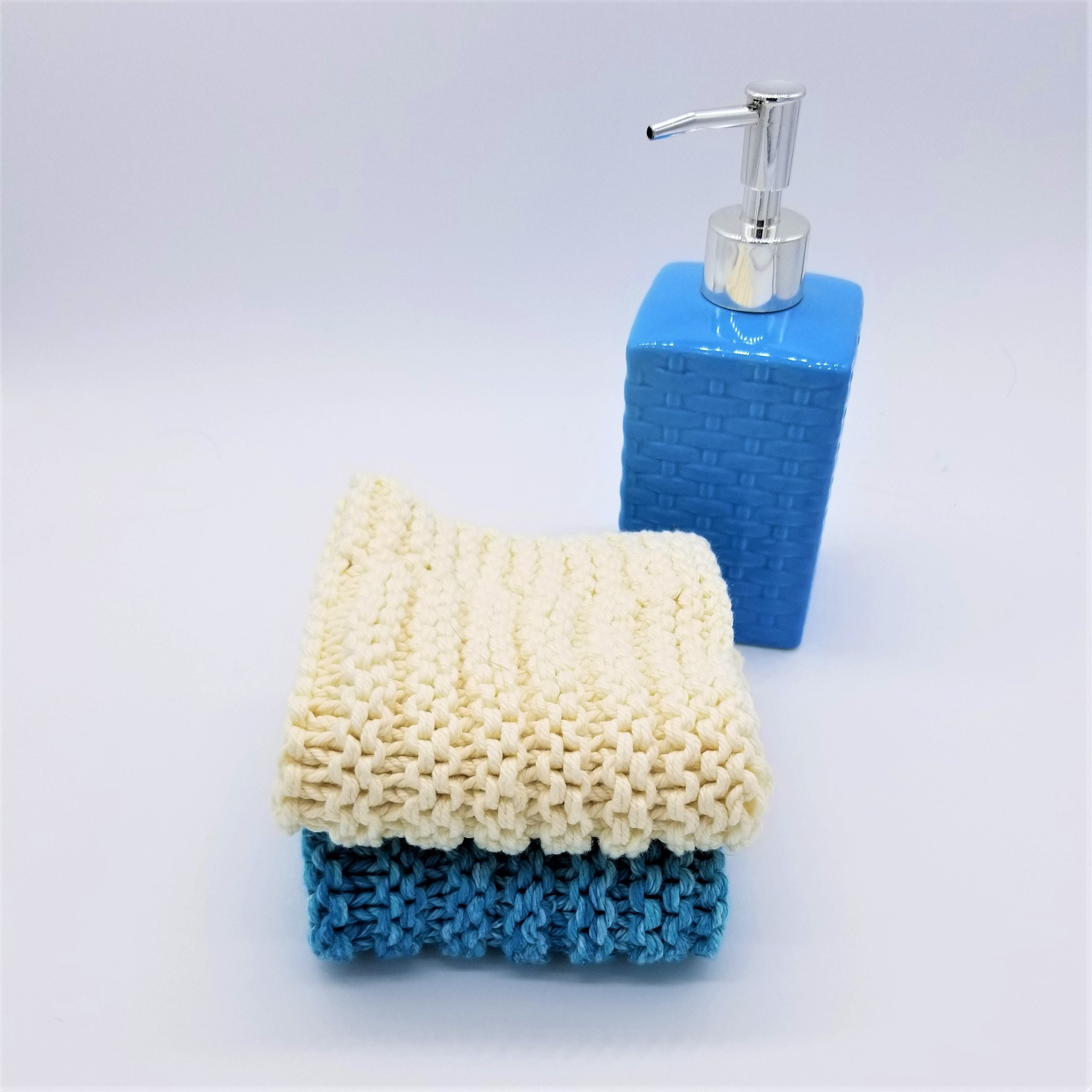 Easy Washcloth Knitting Pattern Spa Washcloth Bath Knitting | Etsy