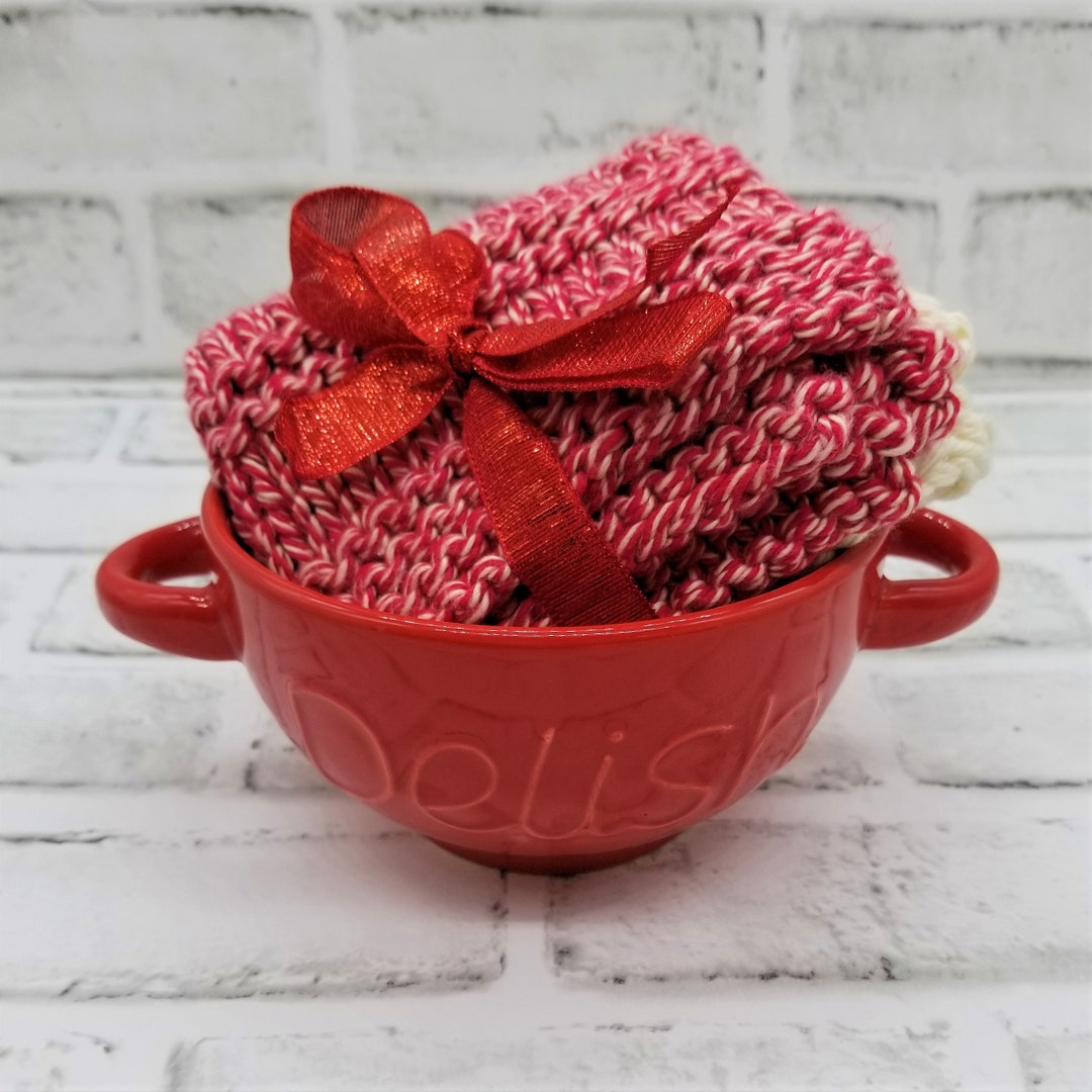 Christmas Washcloth Knitting Pattern, Knit Washcloth Pattern for ...