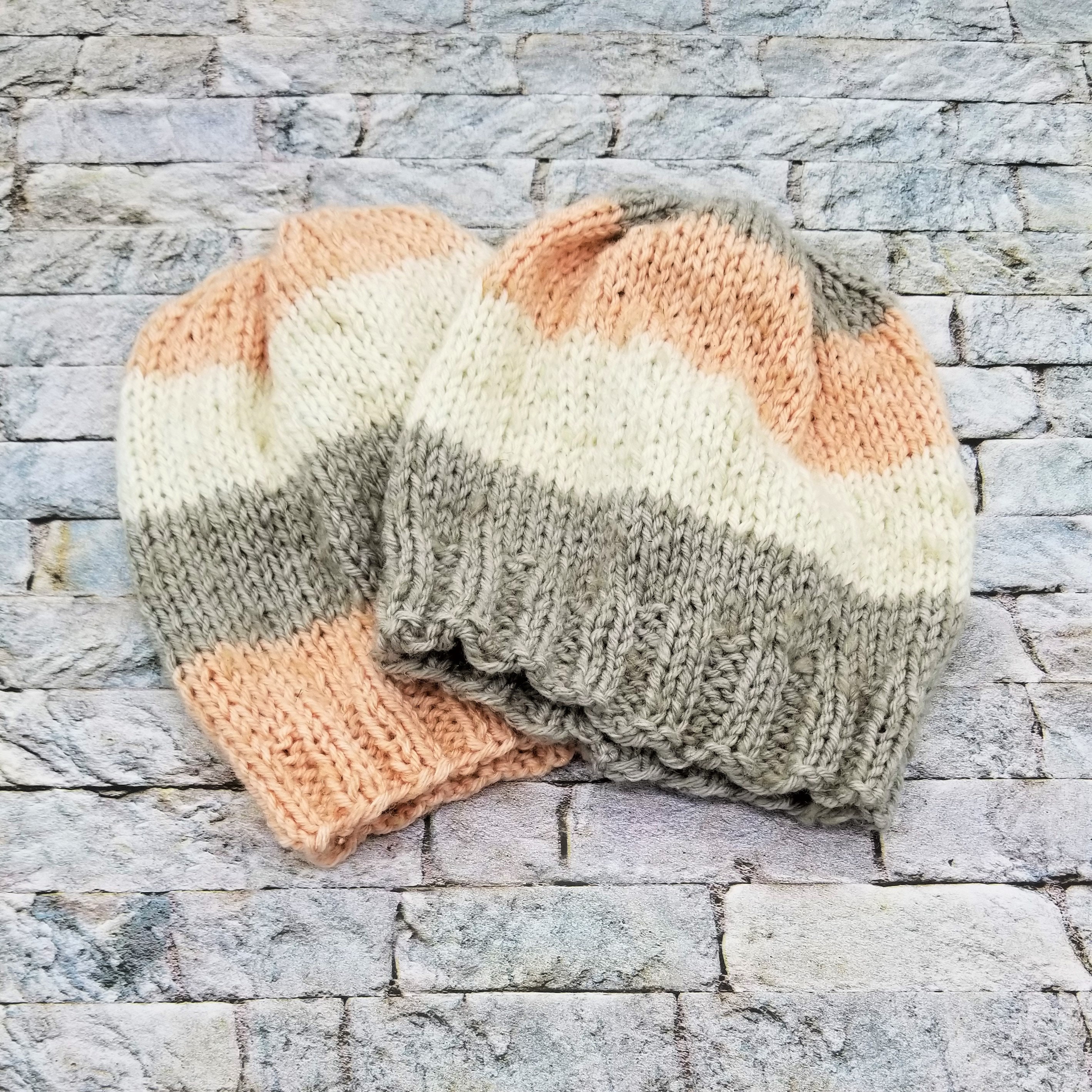 Adult Hat Knitting Pattern, Knitted Hat Pattern for Adults, Easy Knit ...