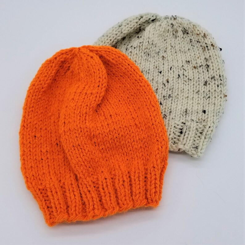 Adult Hat Knitting Pattern for Fall Easy Knit Beanie Pattern - Etsy