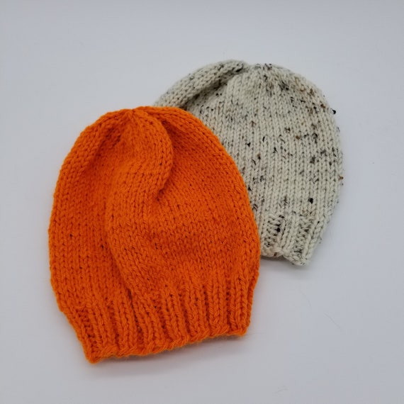 Adult Hat Knitting Pattern Easy Knit Hat Pattern Southshore | Etsy