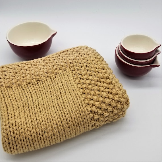 Hand Towel Knitting Pattern