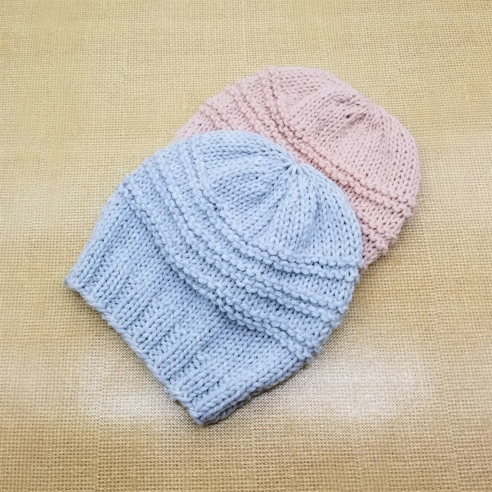 Teen Hat Knitting Pattern, Worsted Weight Beanie Hat Pattern, Knitted ...