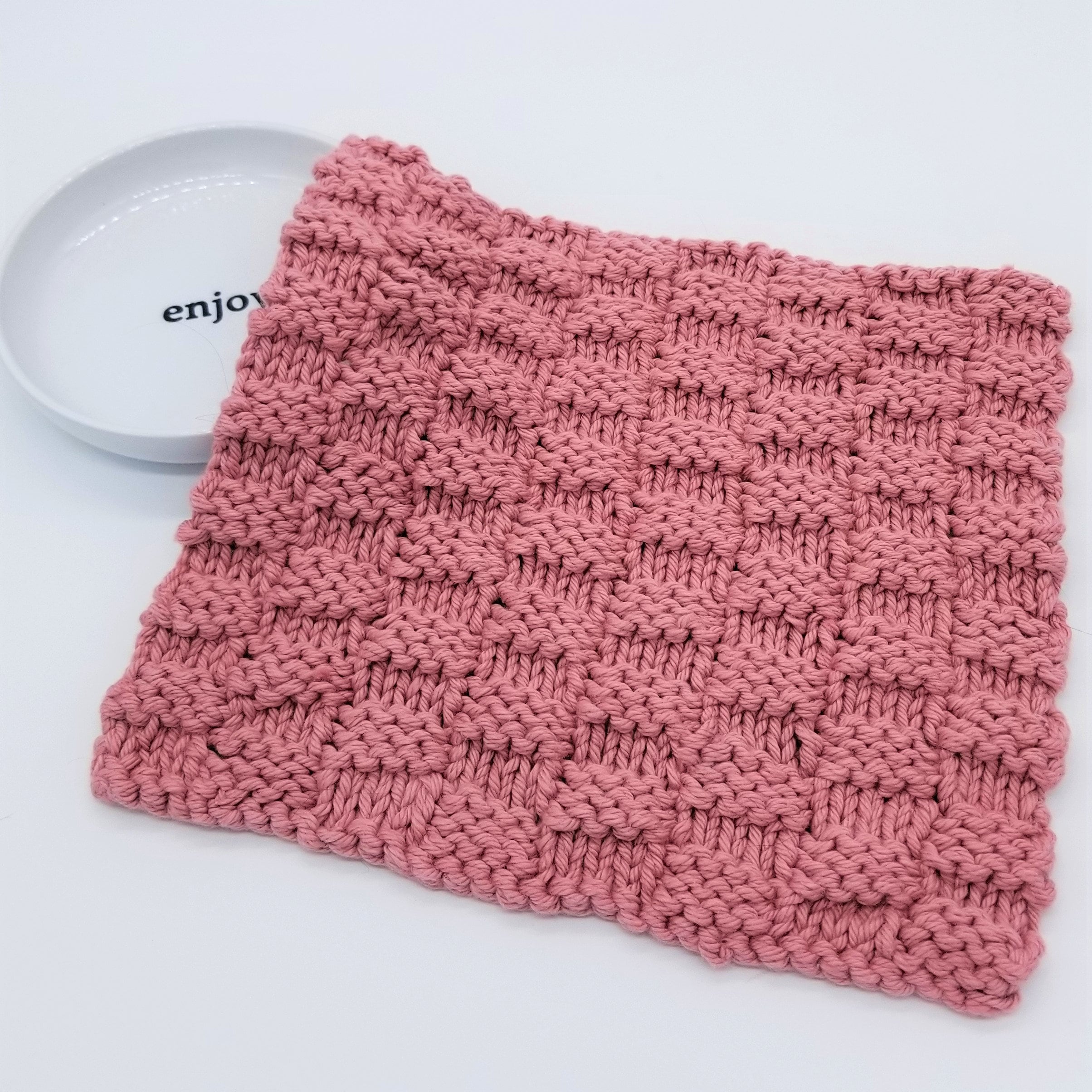 Easy Dishcloth Knitting Pattern, Checkerboard Dishcloth Pattern, Easy ...