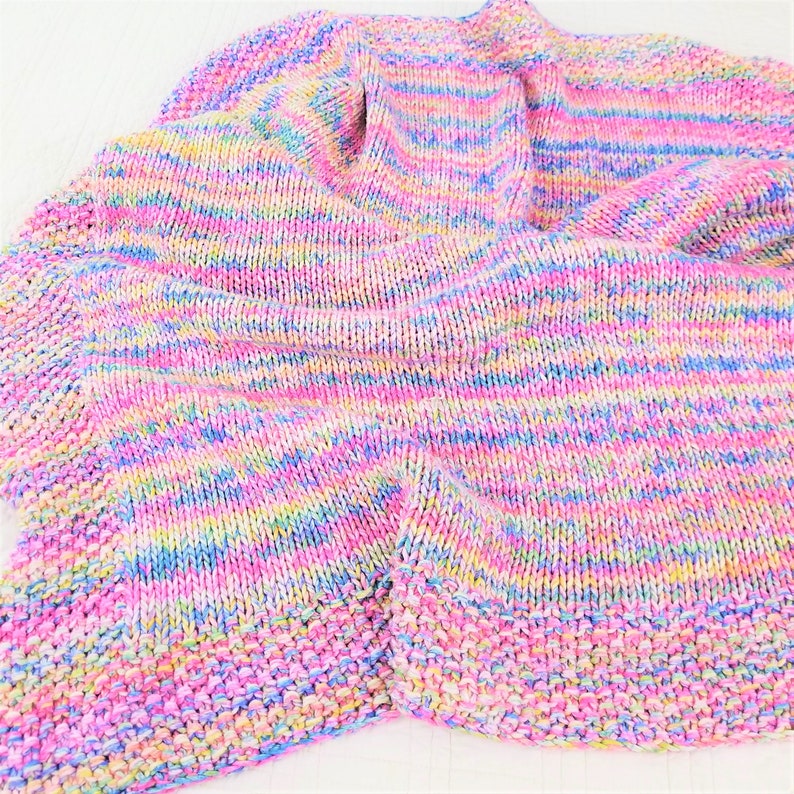 Baby Blanket Knitting Pattern, Easy Knit Baby Blanket Pattern, Baby ...