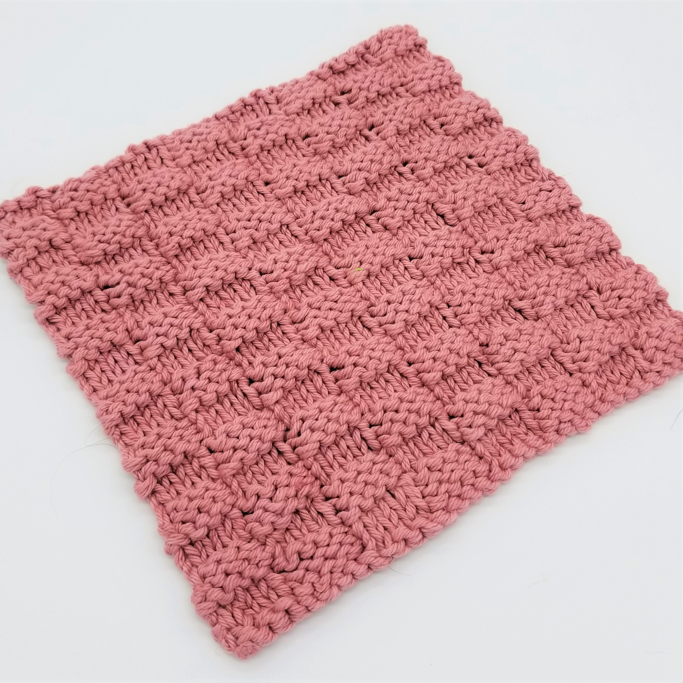 Easy Dishcloth Knitting Pattern, Checkerboard Dishcloth Pattern, Easy ...