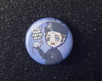 1.25 Copia Plush Cursed Face Button | Etsy