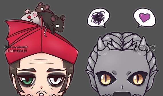 5 Copia & Ghoul Peeking Waterproof/uv Resistant Transfer | Etsy