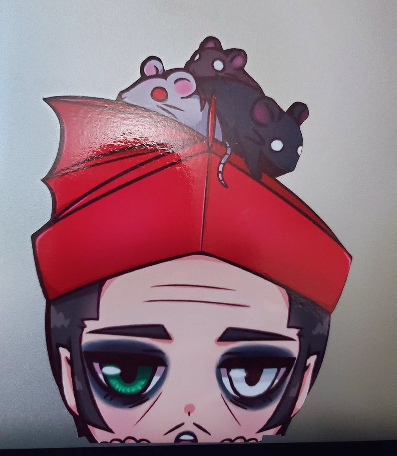 5 Copia & Ghoul Peeking Waterproof/uv Resistant Transfer - Etsy