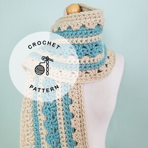 CROCHET PATTERN: Cardiff Scarf Crochet Pattern. Long Crochet - Etsy