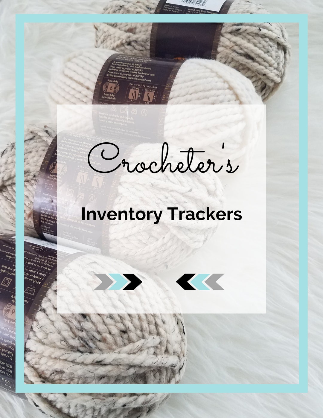 Yarn Inventory Tracker. Crochet Hook and Yarn Stash Organization ...