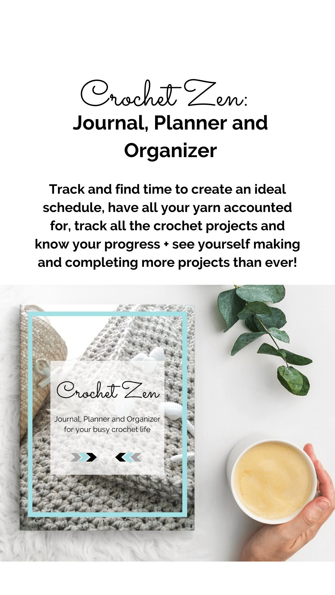 Crochet Zen: Journal Planner and Organizer. Printable PDF | Etsy