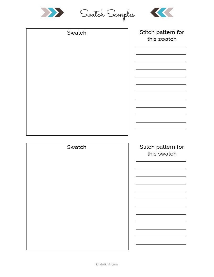 Crocheter's Favorite Things Tracker Set. Printable PDF - Etsy