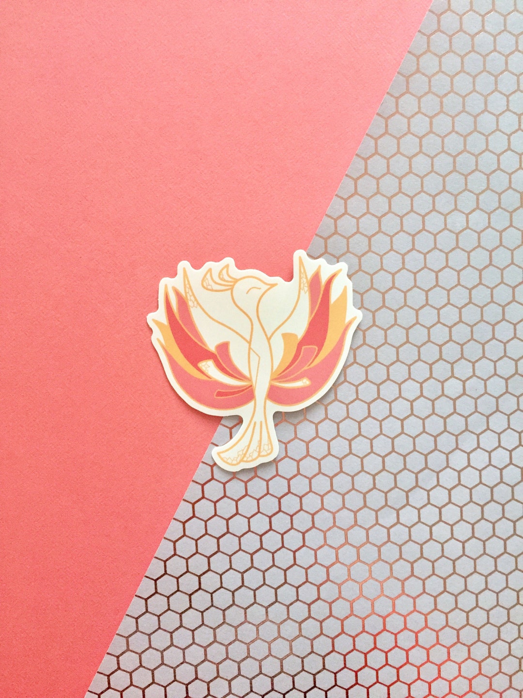 Healing Phoenix Sticker - Etsy