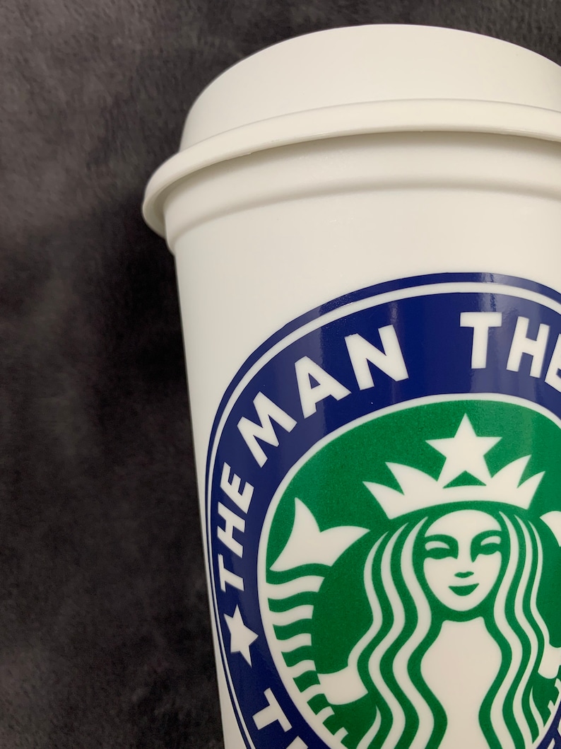 The Man the Myth the Legend Cup ~ Starbucks Reusable Cup - Etsy