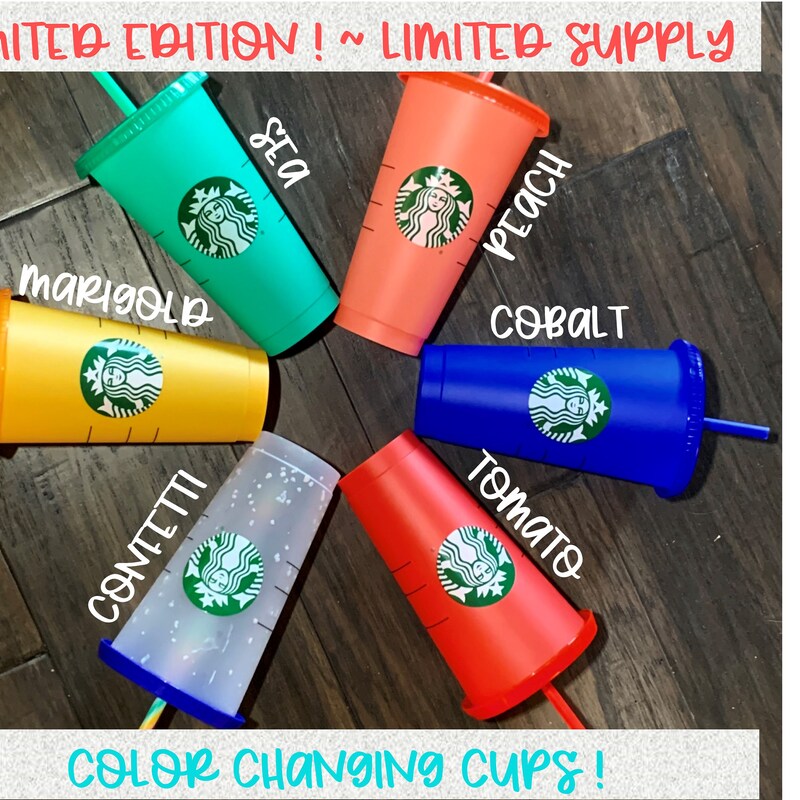 Color Changing Cups - Etsy