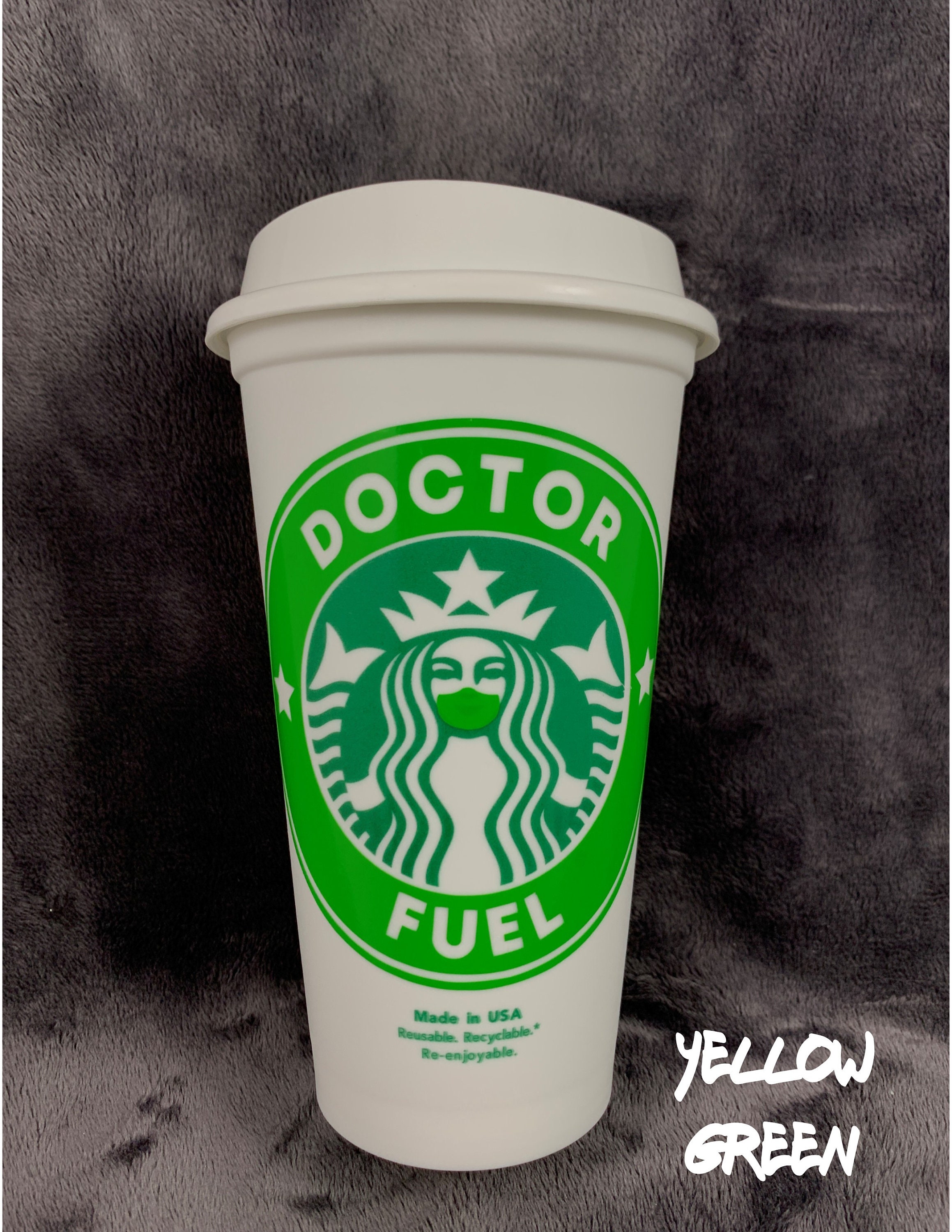 Doctor Fuel ~ Starbucks Reusable Cup - Etsy