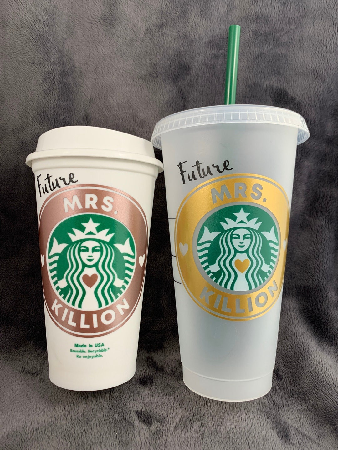Future Mrs Cup ~ New Bride ~ Starbucks Reusable Cup ~ Bridal Shower ...