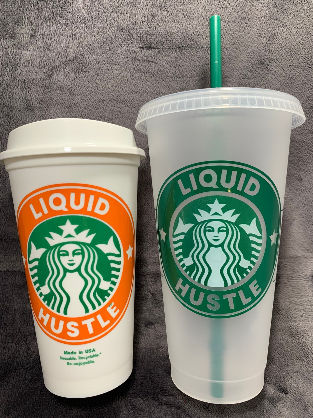 Liquid Hustle ~ Starbucks Reusable Cup - Etsy