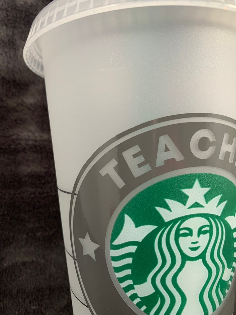 Teacher Fuel With Stars Starbucks Reusable Cup - Etsy