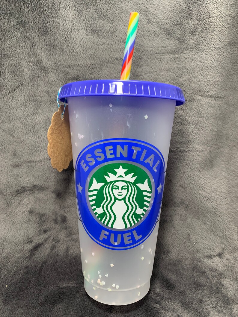 Color Changing Cup W/design & Name Starbucks Reusable Cup | Etsy