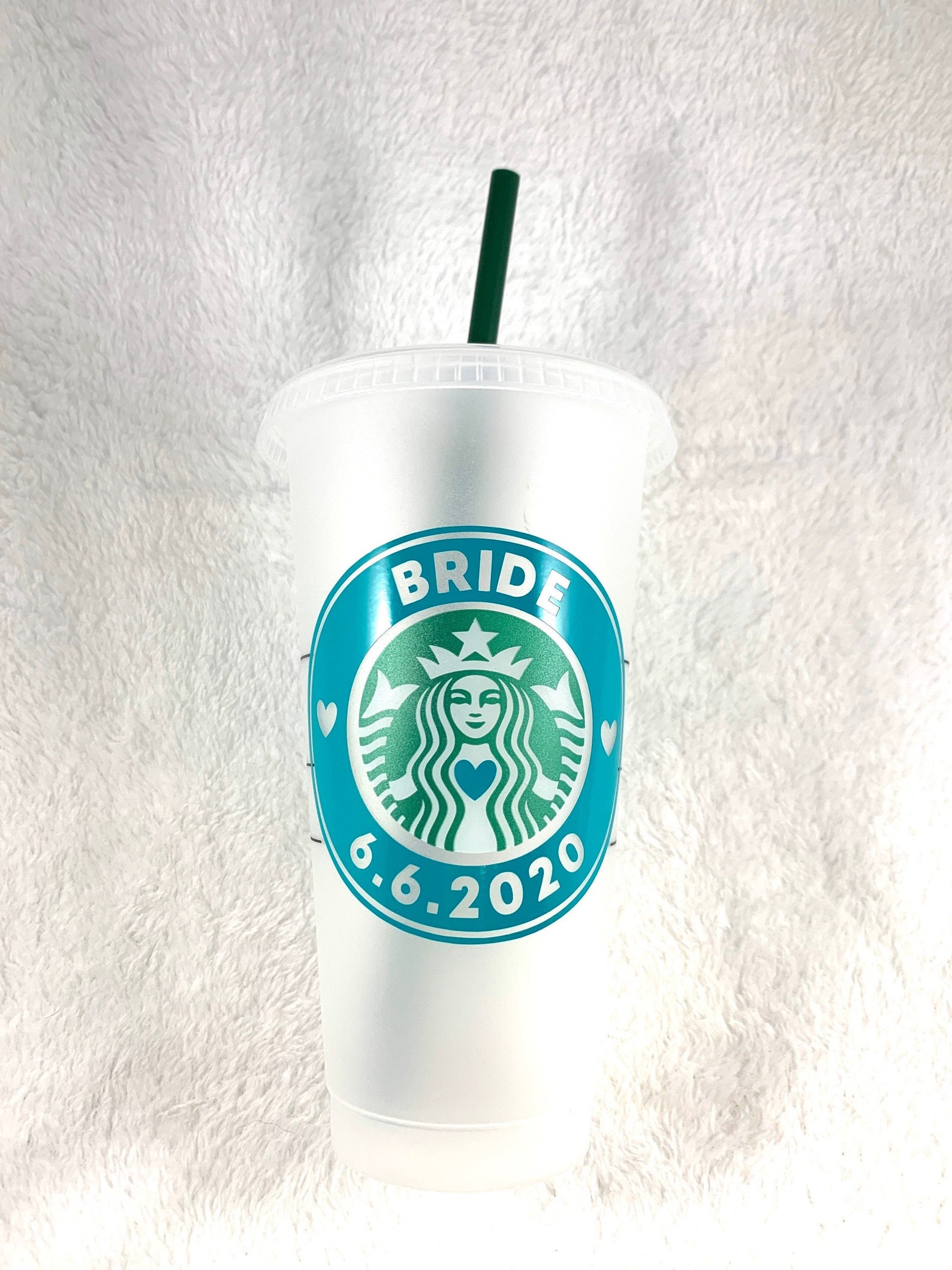 Bride Cup Wedding Party Starbucks Reusable Cup Bridal | Etsy