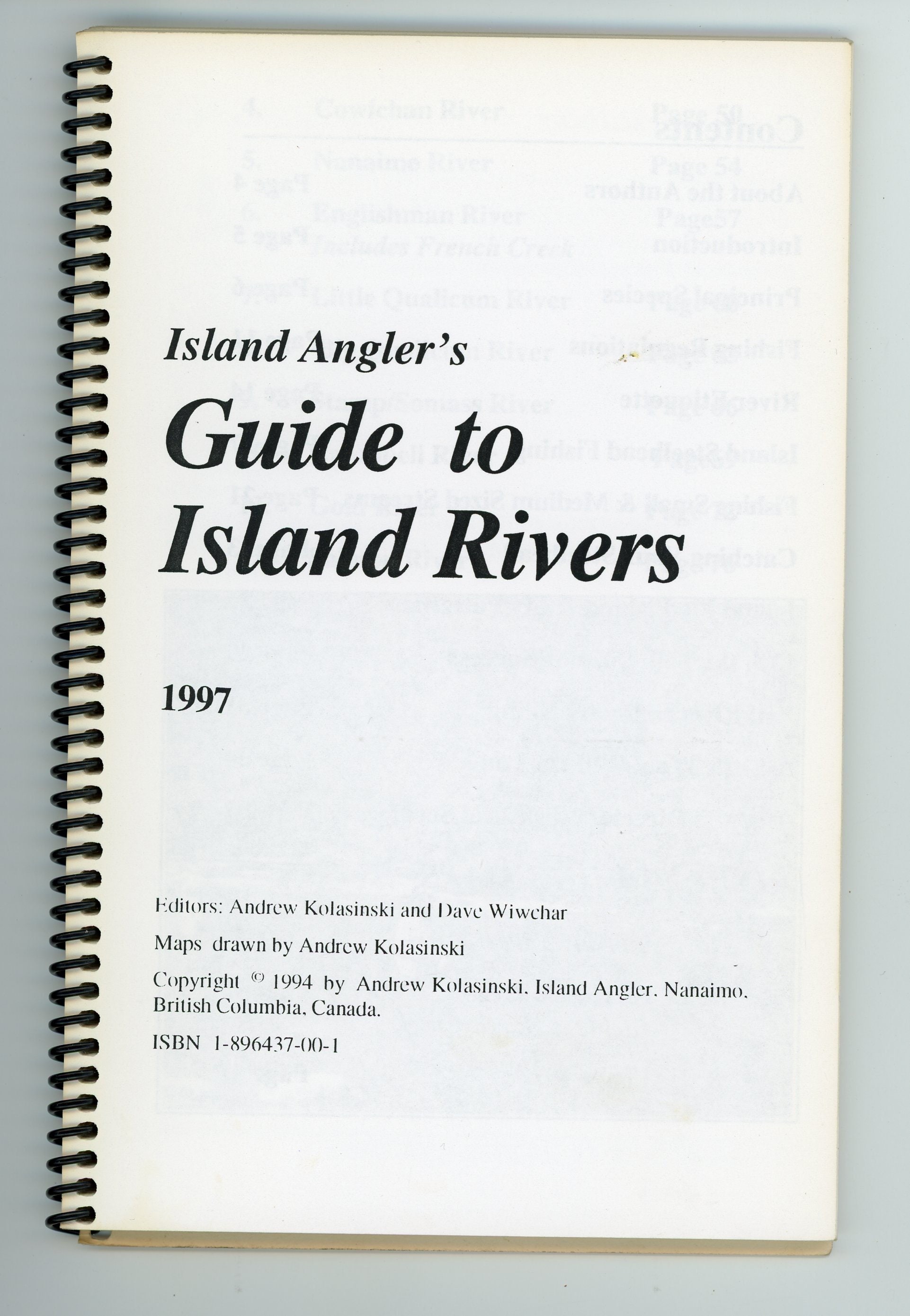 Guide to Island Rivers Book - Etsy