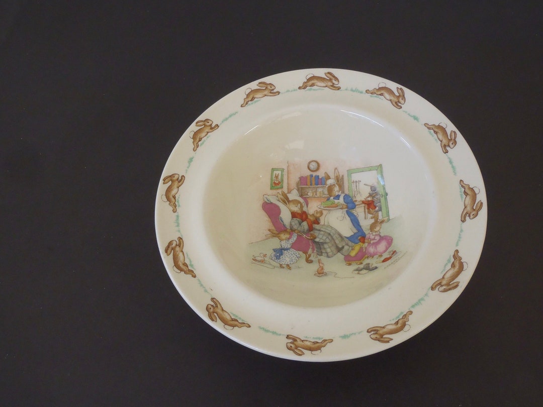 Royal Doulton Bunnykins 'convalescing' Pattern Children's Bowl - Etsy