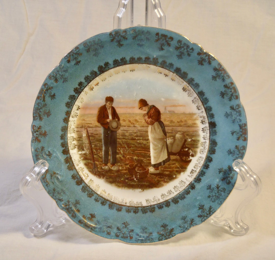 Antique Porcelain Side Plate With a Detail From 'the - Etsy