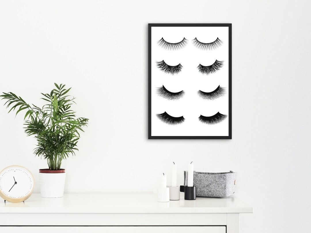 Lash Print Downloadable PDF Printable Wall Decor Lash - Etsy