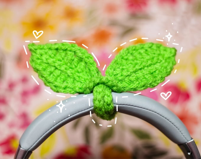 Crochet Sprout Headphone Accessory - Etsy