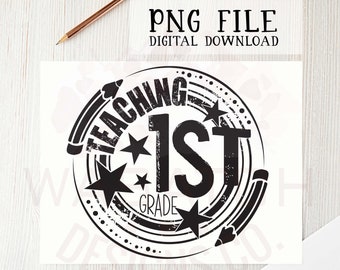 Back to School, First Grade Leopard & Turquoise Clipart, PNG File for ...