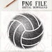 Volleyball Png File for Sublimation Printing, DTG Printing, Screen ...