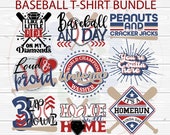Baseball T-shirt Bundle SVG Cutting File Baseball Mom Svg - Etsy