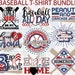 Baseball T-shirt Bundle SVG Cutting File, Baseball Mom Svg, Silhouette ...