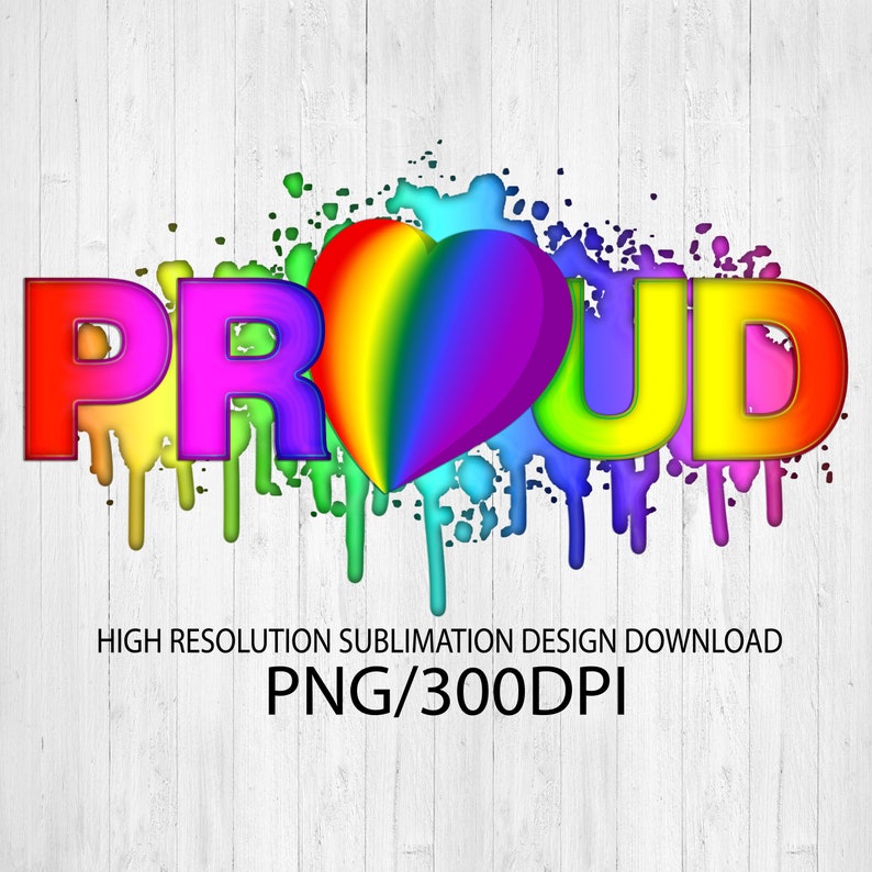 Pride PNG File for Sublimation Printing, Pride T-shirts, T-shirt ...