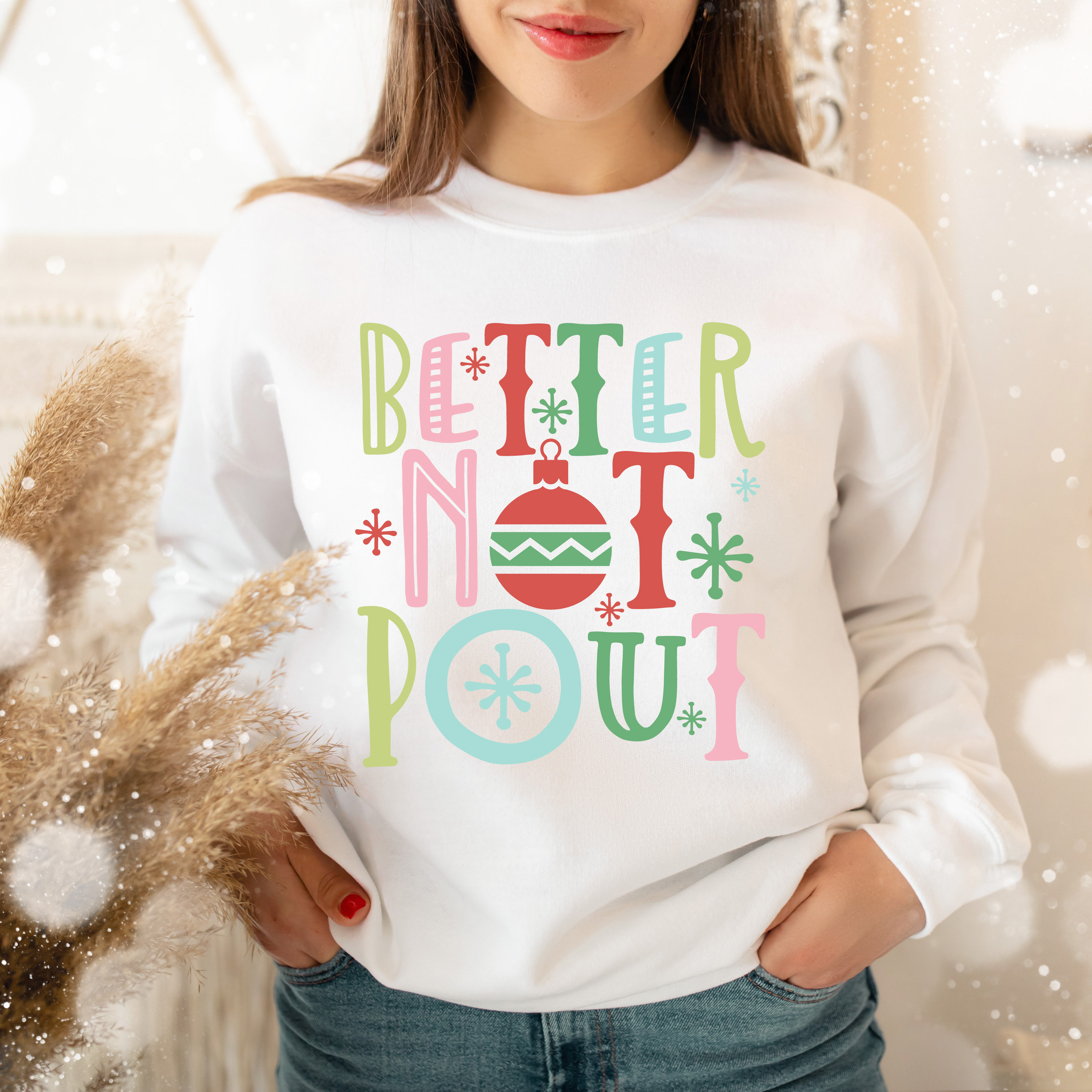 Better Not Pout SVG, Christmas SVG, Silhouette Files, Cricut Designs, T ...