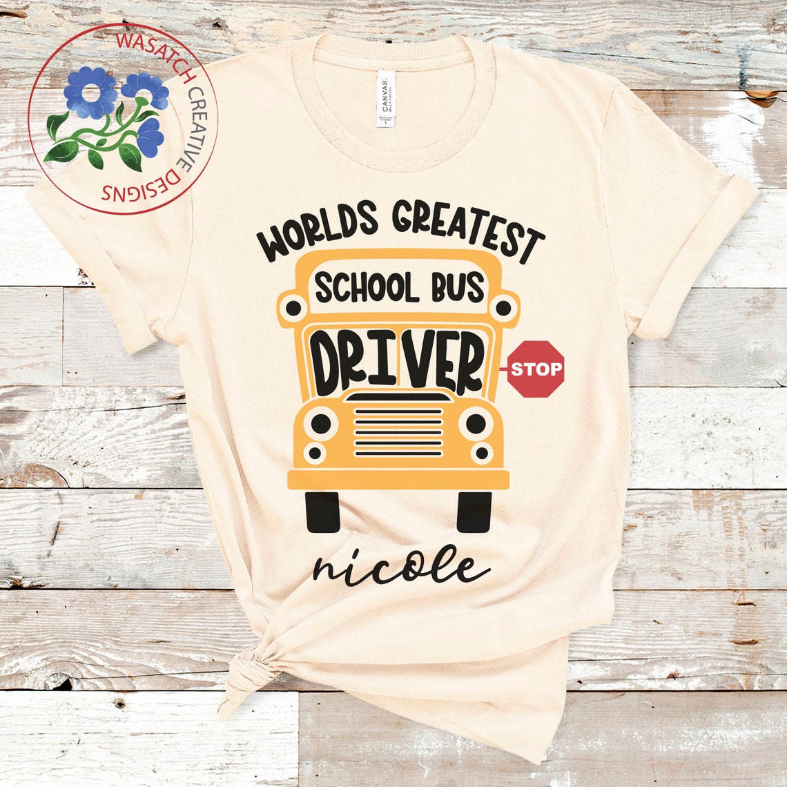 Worlds Greatest Bus Driver SVG Cutting Files School SVG Cricut | Etsy