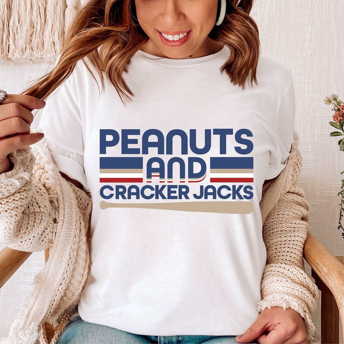 Peanuts and Cracker Jacks SVG Cutting File, Baseball SVG, Silhouette ...