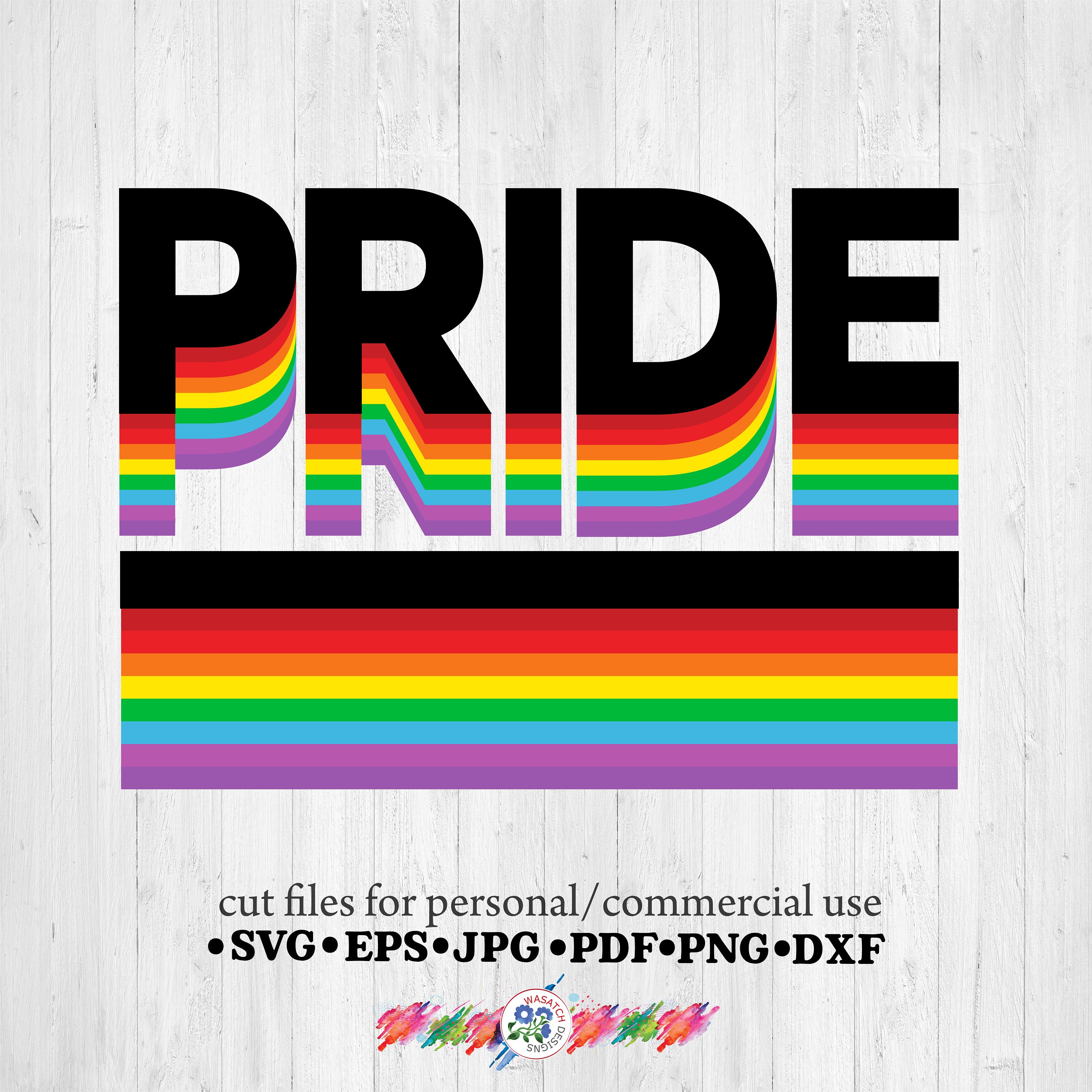 Pride Svg Cutting Files Silhouette Files Cricut Designs - Etsy