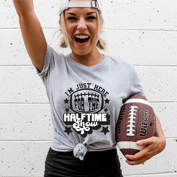 Here for the Halftime Show Football SVG Football SVG | Etsy