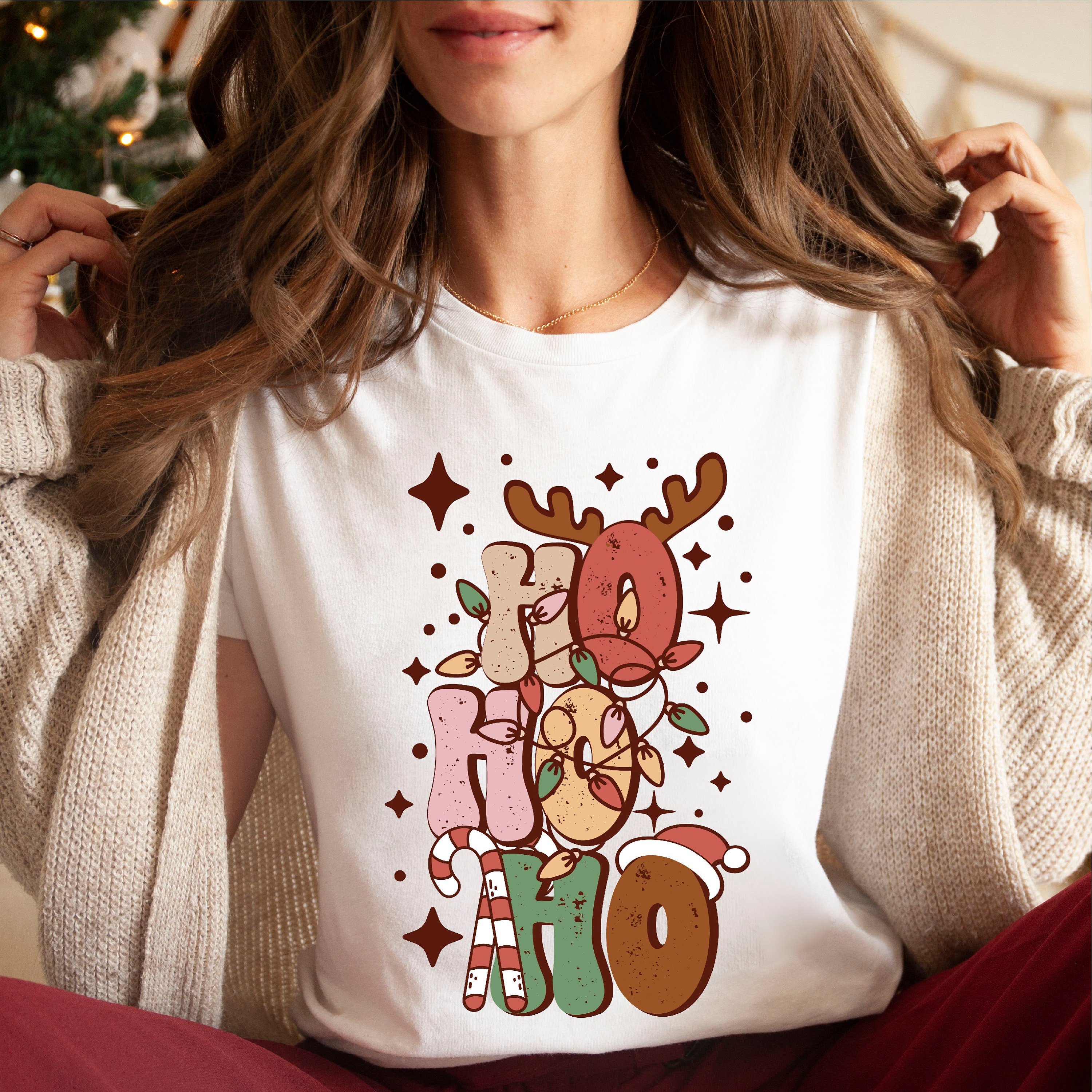 Retro Christmas PNG Files BUNDLE, Sublimation Designs, Christmas ...