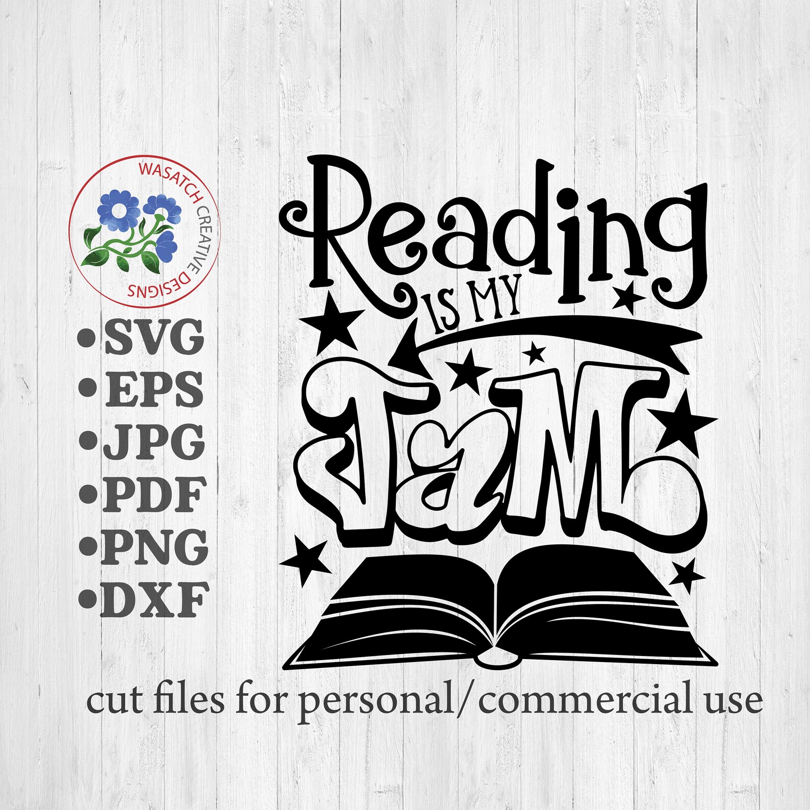 Reading is My Jam SVG Cutting File,reading SVG, Teacher Svg,school Svg ...